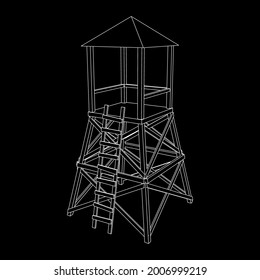 Watchtower Stock Illustrations, Images & Vectors | Shutterstock