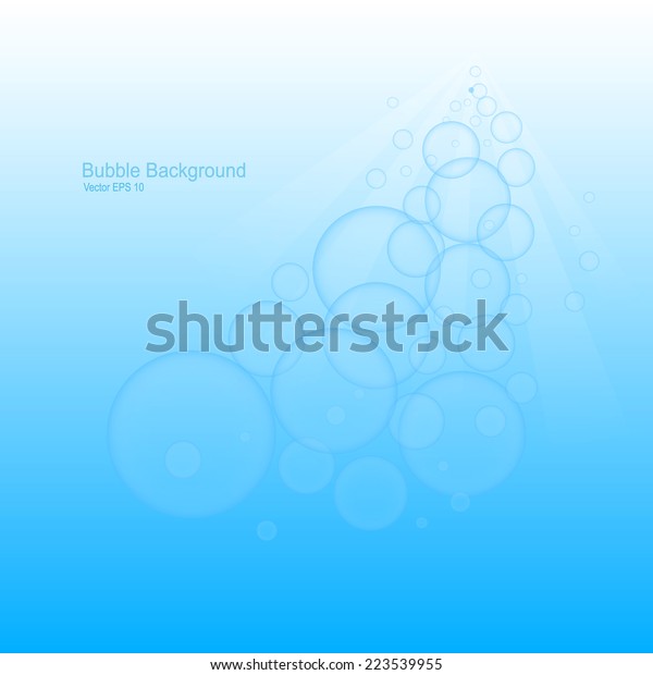 Water Babble Background Vector Illustration Eps Stock Vector (Royalty ...