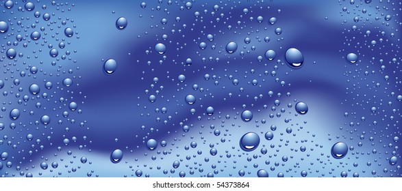 Water Background Banner Water Drop On Stock Vector (Royalty Free ...