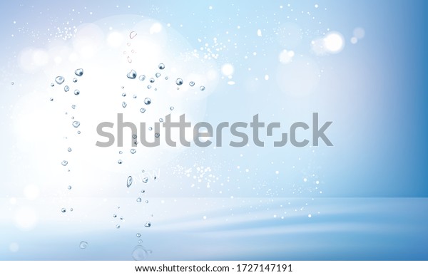 Water Background Concept Vector Illustration Stock Vector (Royalty Free ...