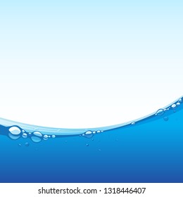 Water Background Illustration Stock Vector (Royalty Free) 1318446407