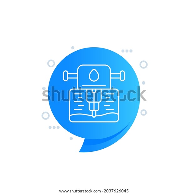Water Borehole Well Drilling Line Vector Stock Vector (Royalty Free ...