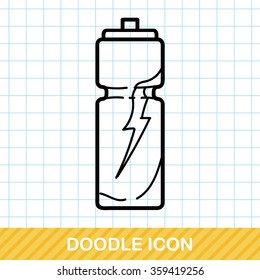 Water Bottle Doodle Stock Vector (Royalty Free) 359419256 | Shutterstock