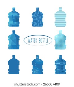Water Bottle Sign Stock Vector (Royalty Free) 265087409 | Shutterstock