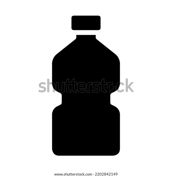 Water Bottle Symbol Icon Vector Illustration Stock Vector (Royalty Free ...