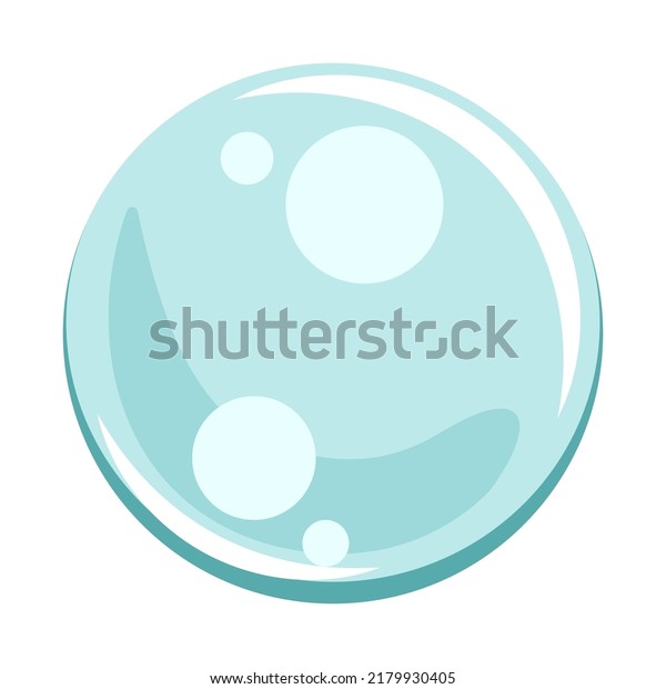 Water Bubble Cartoon Illustration Isolated On Stock Vector (Royalty ...