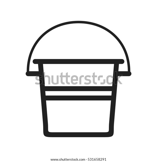 Water Bucket Stock Vector (Royalty Free) 531658291 | Shutterstock
