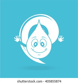 Water Character Design Stock Vector (Royalty Free) 405855874 | Shutterstock