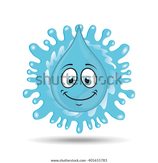 Water Character Design Stock Vector (Royalty Free) 405655783 | Shutterstock