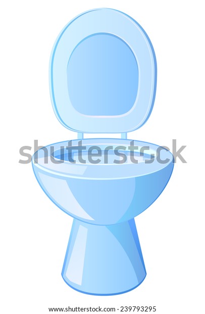 Water Closet Flush Toilet Vector Stock Vector (Royalty Free) 239793295