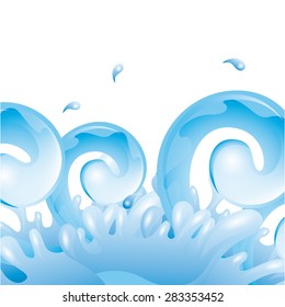 Water Concept Design Vector Illustration Eps10: vector de stock (libre ...