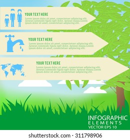 Water Conservation Infographic Template Stock Vector (Royalty Free ...