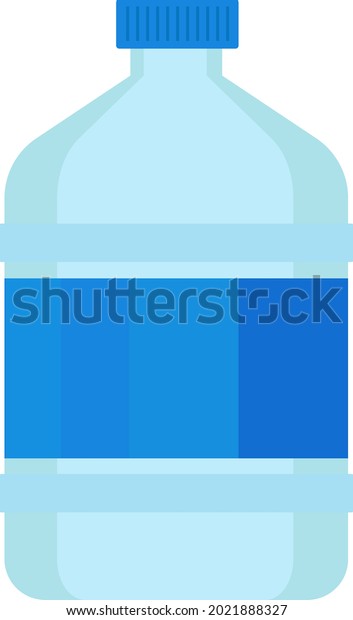 Water Container Illustration Vector On White Stock Vector (Royalty Free ...