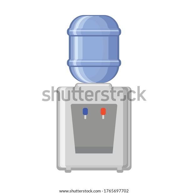Water Cooler Vector Iconcartoon Vector Icon Stock Vector (Royalty Free ...
