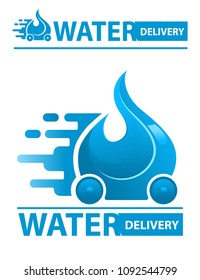 Water Delivery Icon Stock Vector (Royalty Free) 1092544799 | Shutterstock
