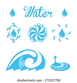 Water Design Over White Background Vector Stock Vector (Royalty Free ...