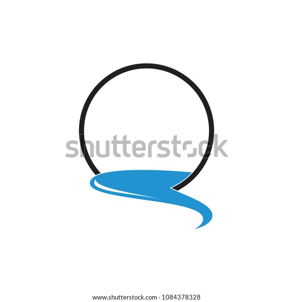Water Drainage Symbol Design Vector Stock Vector (Royalty Free ...