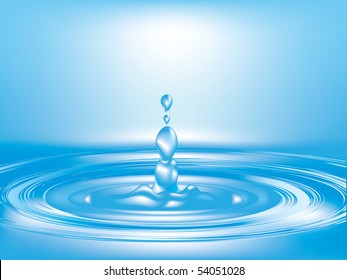 Water Drop Aqua Stock Vector (Royalty Free) 54051028 | Shutterstock