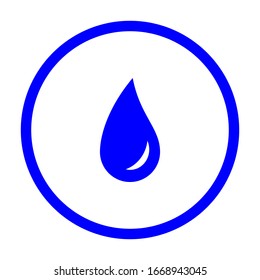 Water Drop Icon Golden Circle Cartoon Stock Illustration 547877746 ...