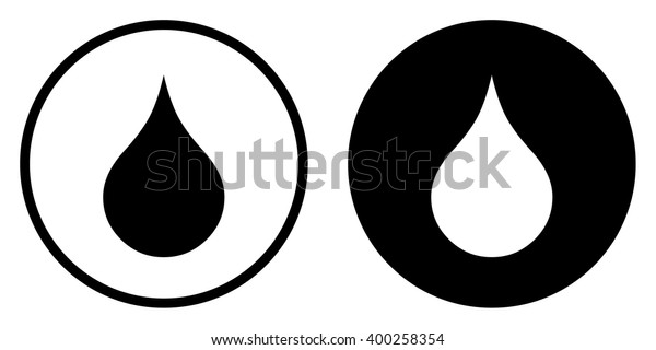 Water Drop Circle Vector Illustration Stock Vector (Royalty Free ...