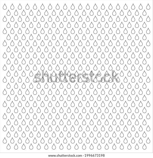 Water Drop Motifs Pattern Decoration Interior Stock Vector (Royalty ...