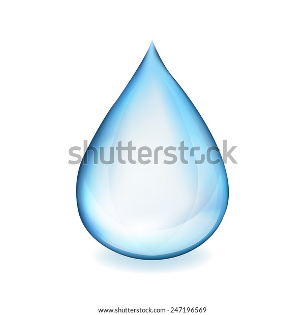 Water Drop Symbol Gradient Mesh Vector Stock Vector (Royalty Free ...