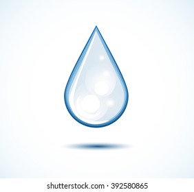 Water Drop Tear Rain Icon Isolated Stock Illustration 392580829