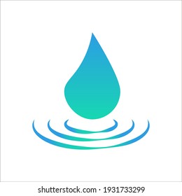 Simple Water Icon Stock Vector (Royalty Free) 1202242267