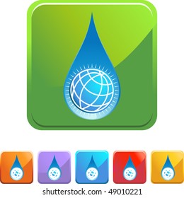 Water Drop World Stock Vector (Royalty Free) 49010221 | Shutterstock