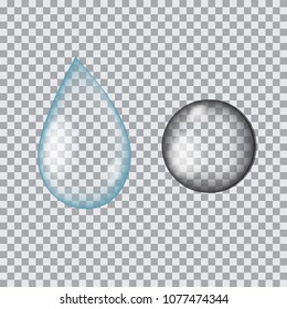 Water Droplet Object Stock Vector (Royalty Free) 1077474344 | Shutterstock