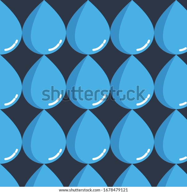 Water Droplet Patterns Illustration Vector On Stock Vector (Royalty ...