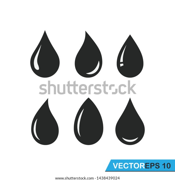 icono de gotitas de agua. vectorial.: vector de stock (libre de ...