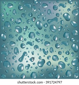 Water Drops Background Splatter Texture Dew Stock Vector (Royalty Free ...