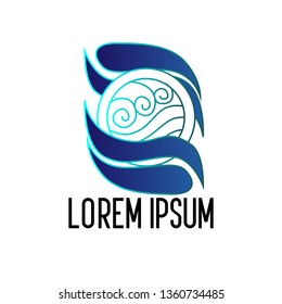 Water Element Logo Icon Symbol New Stock Vector (Royalty Free ...