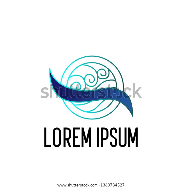 Water Element Logo Icon Symbol New 库存矢量图（免版税）1360734527 | Shutterstock