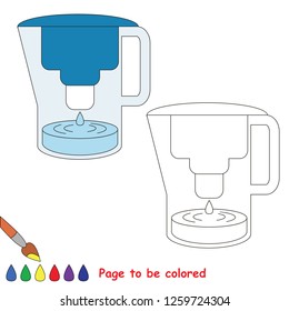 Water Filter Be Colored Coloring Book: เวกเตอร์สต็อก (ปลอดค่าลิขสิทธิ์ ...