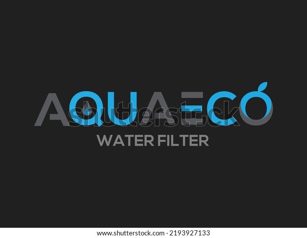Water Filter Logo Vector Logo Imagemodern: เวกเตอร์สต็อก (ปลอดค่า ...