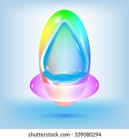 Water Frame Vector Illustration Stock Vector (Royalty Free) 339080294 ...