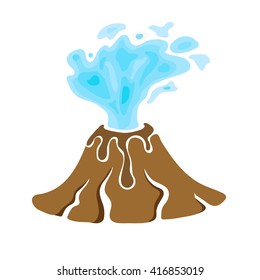 Water Geyser Logo Vector Illustration Stock Vector (Royalty Free ...