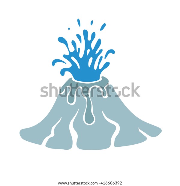Water Geyser Logo Vector Illustration Stock Vector (Royalty Free ...