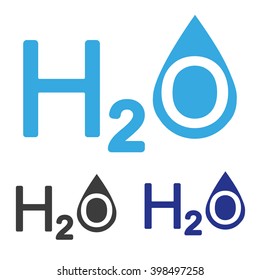 Water H2o Icon Stock Vector (Royalty Free) 398497258 | Shutterstock