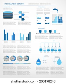 Water Infographics Information Graphics Stock Vector (Royalty Free ...