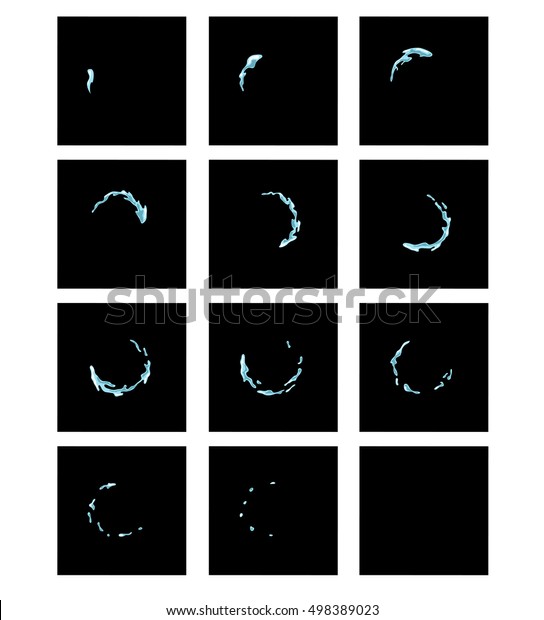 Water Jet Animation Stock Vector (Royalty Free) 498389023 | Shutterstock