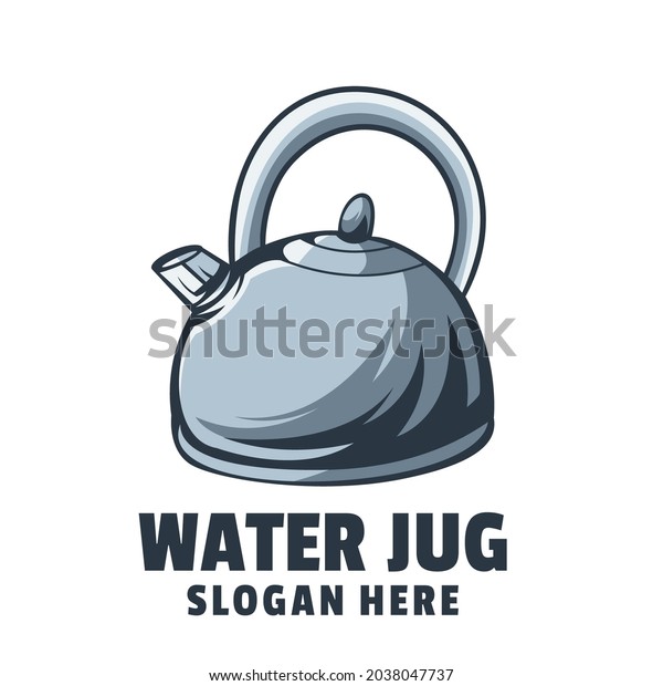 Water Jug Logo Design Vector Stock Vector (Royalty Free) 2038047737