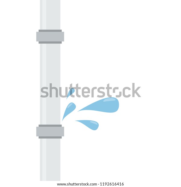 Water Leaks Cartoon Vector Wallpaper Free Stock Vector (Royalty Free ...
