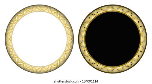 Shark Teeth Circle Frame Stock Vector (Royalty Free) 184245734 ...
