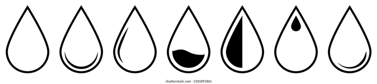 1,581 Falling Water Line Art Stock Vectors, Images & Vector Art ...