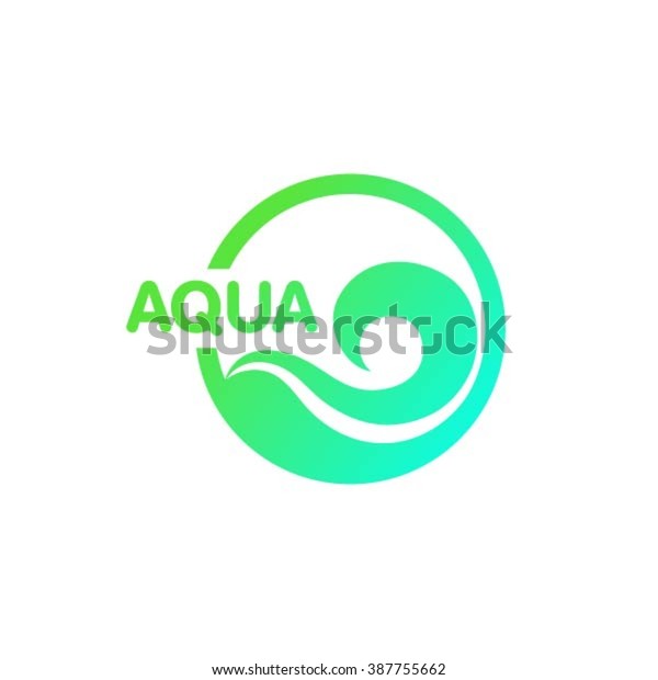 Water Logo Aqua Logo Stock Vector (Royalty Free) 387755662 | Shutterstock
