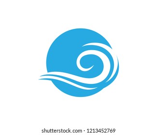 Water Logo Nature Vector Stock Vector (Royalty Free) 1213452769 ...
