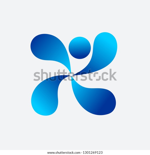 Water People Vector Stock Vector (Royalty Free) 1301269123 | Shutterstock